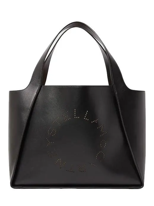 Stella McCartney Logo Tote Bag - Black
