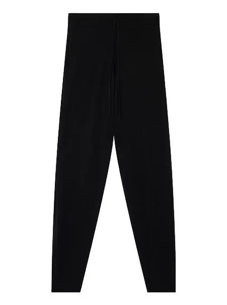 Stella McCartney Mid-rise Tapered Sweatpants - Black