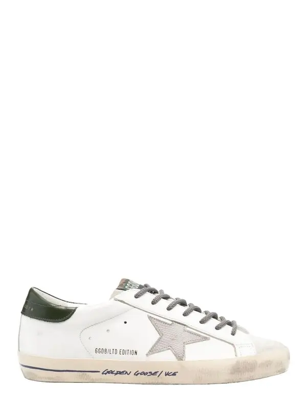 Golden Goose Super-star Leather Sneakers - White