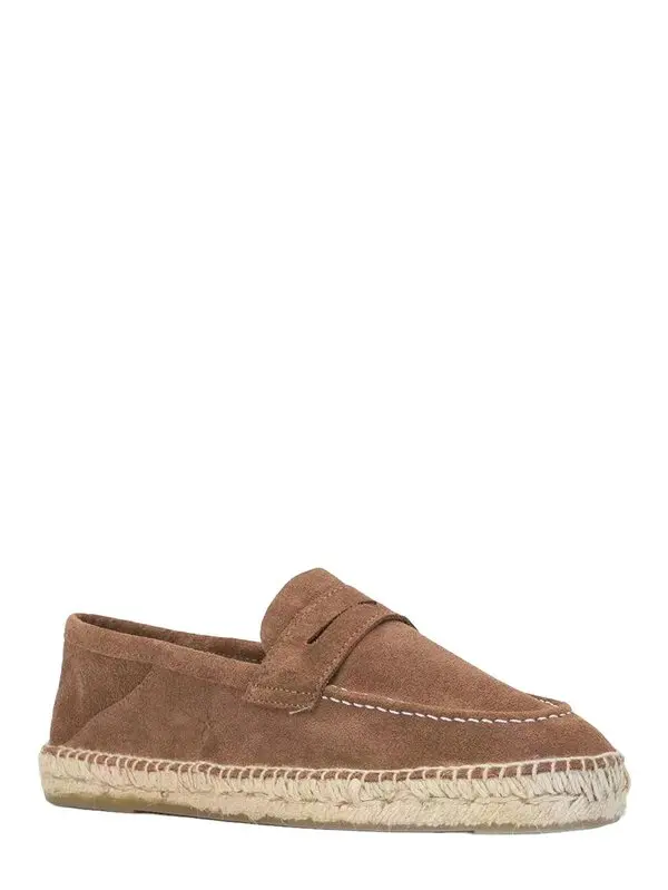 Manebí Hamptons Collapsible-heel Loafer Espadrilles - Brown