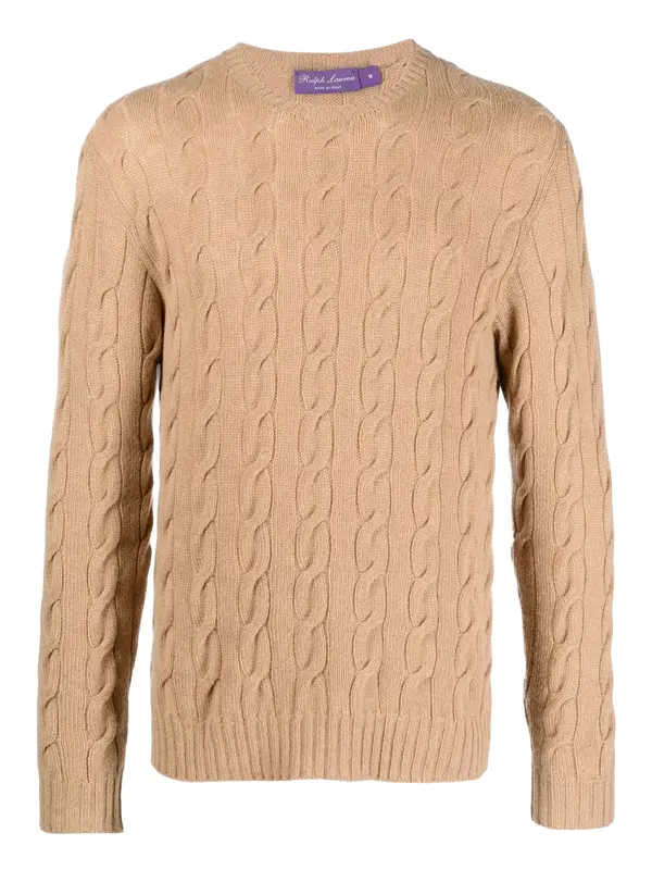 Ralph Lauren Purple Label Cable-knit Jumper - Neutrals