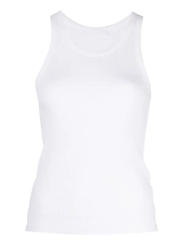Helmut Lang Scoop-neck Sleeveless Top - White