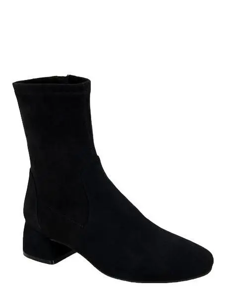 Gentle Souls By Kenneth Cole Emily Zip Bootie - Black Suede