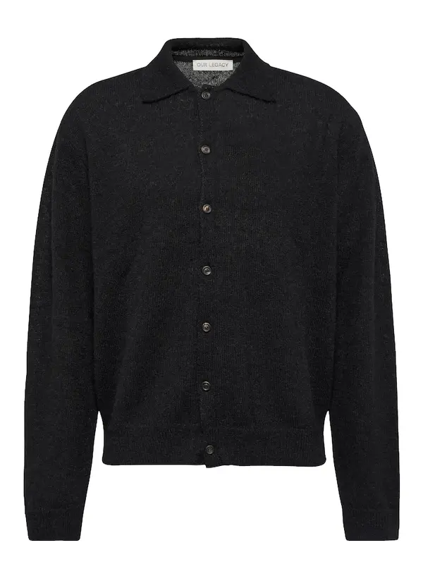 Our Legacy Alpaca-blend Cardigan - Black