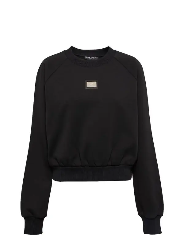 Dolce & Gabbana Re-edition Embellished Sweatshirt - Black