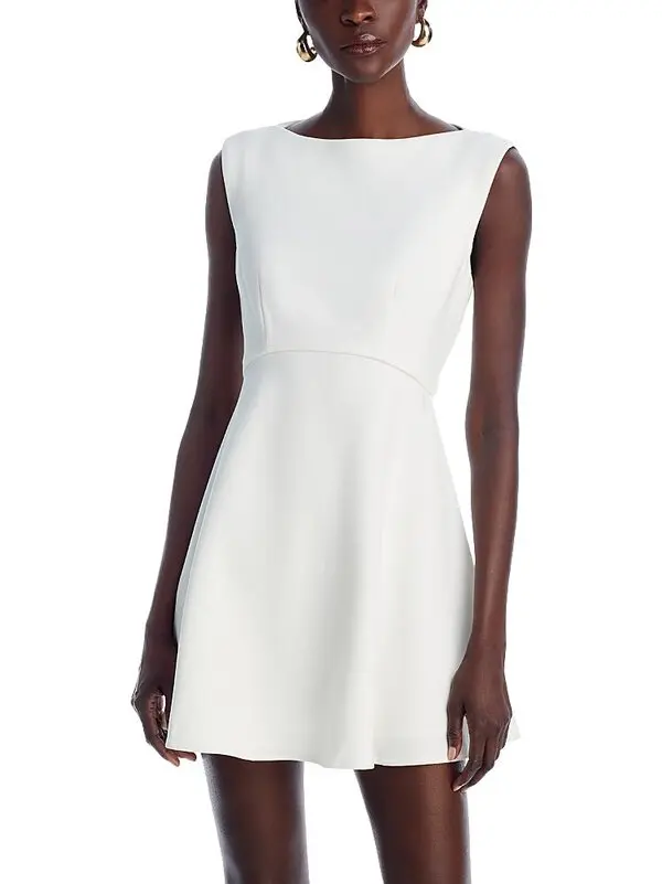 French Connection Whisper Classic Mini Dress - Summer White