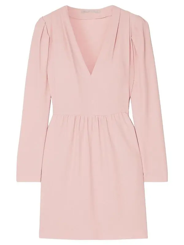 Stella McCartney Stretch-cady Mini Dress - Baby Pink