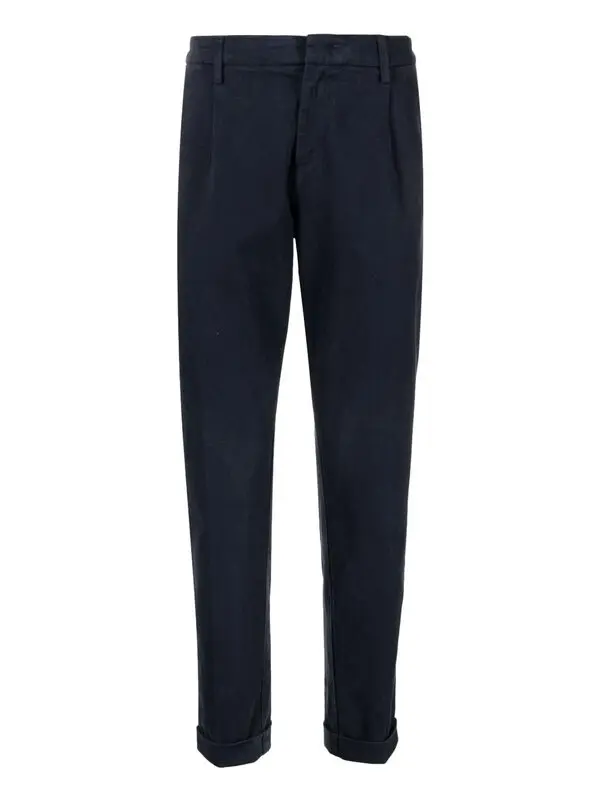 FAY Capri Pince Tailored Trousers - Blue