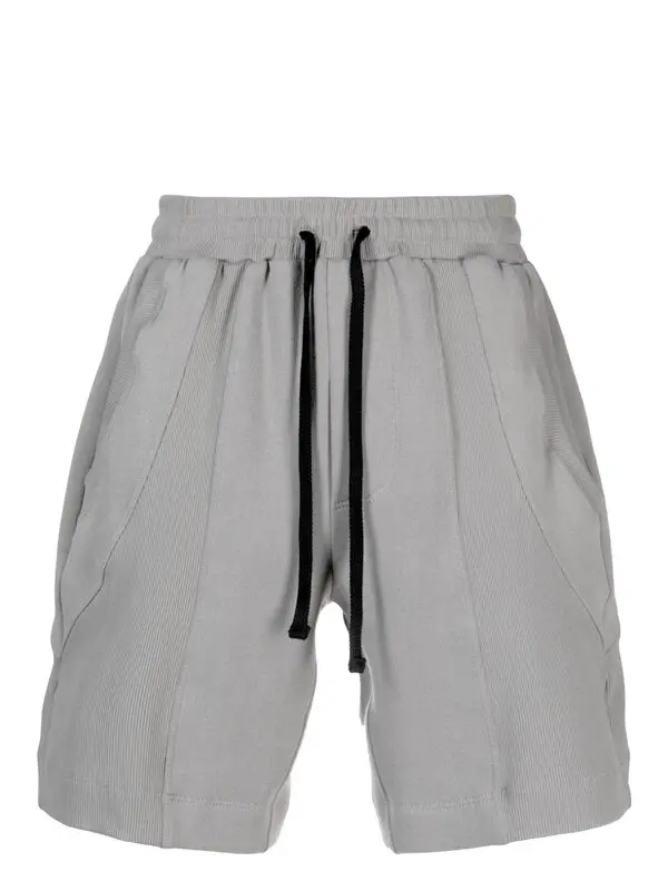 STYLAND Organic Cotton Track Shorts - Grey