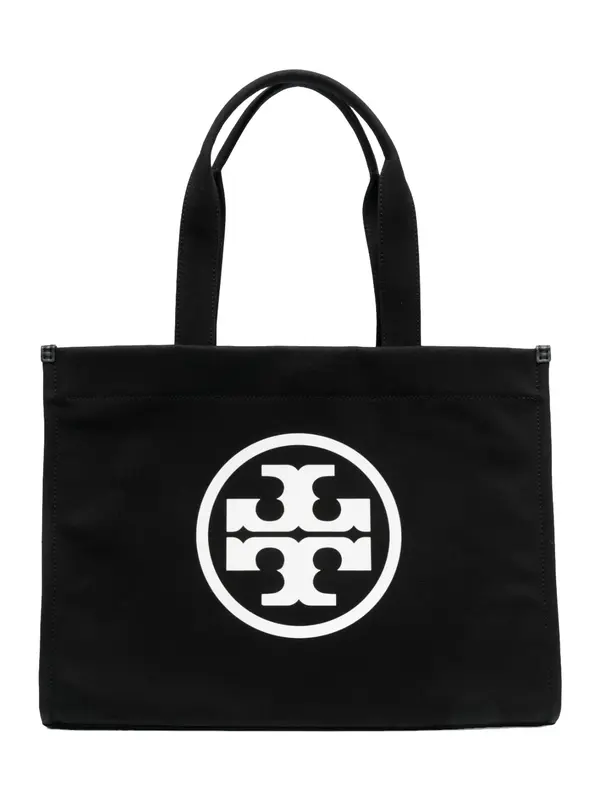 Tory Burch Ella Large Tote Bag - Black