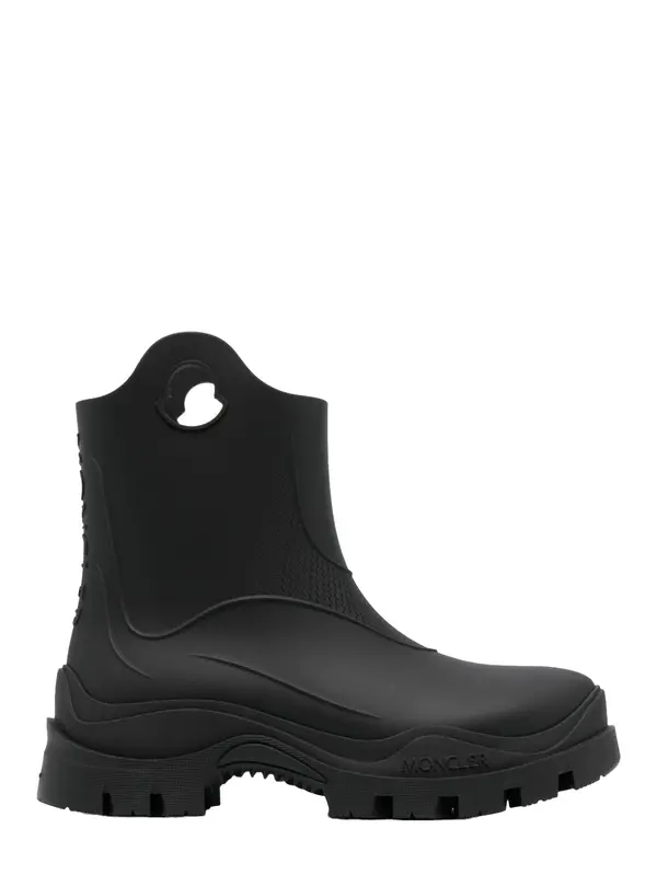 Moncler Misty Textured Ankle Boots - Black