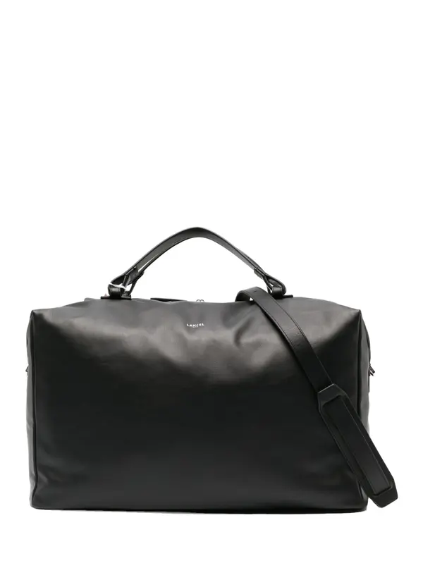 LANCEL Leather Luggage Bag - Black