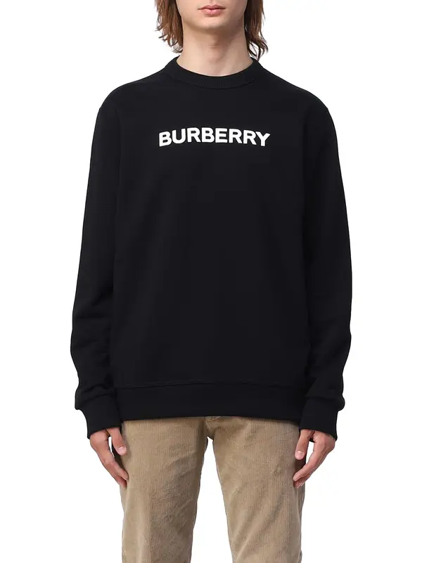 Burberry Cotton Sweatshirt - Black