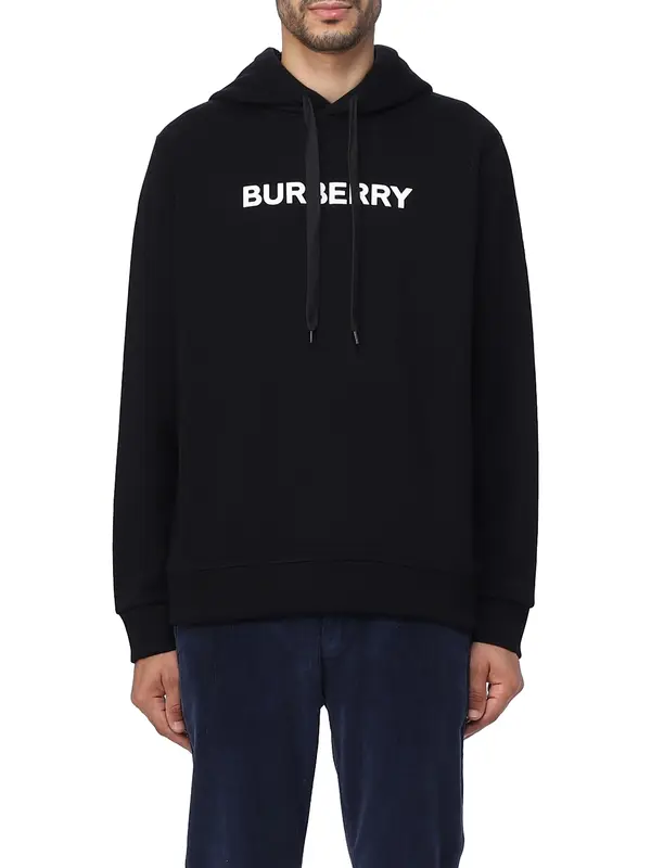 Burberry Cotton Sweatshirt - Black