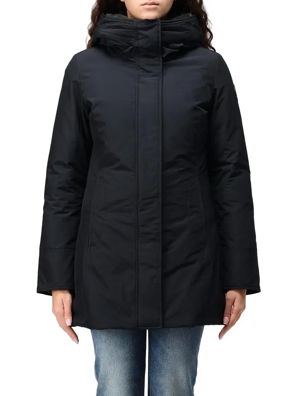 Woolrich Parka With Hood - Blue
