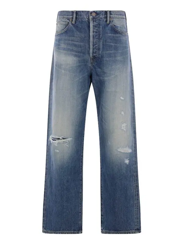 Visvim Cotton Denim Jeans - Blue