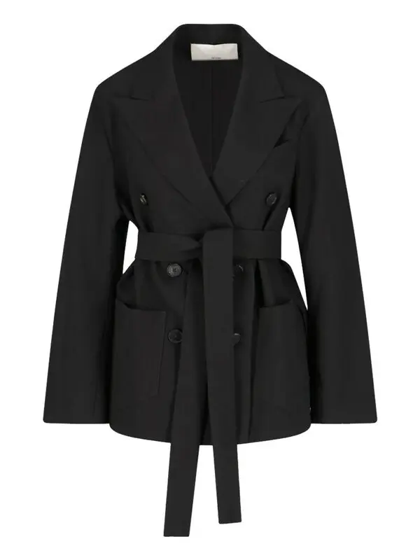 SETCHU Belted Jacket - Black