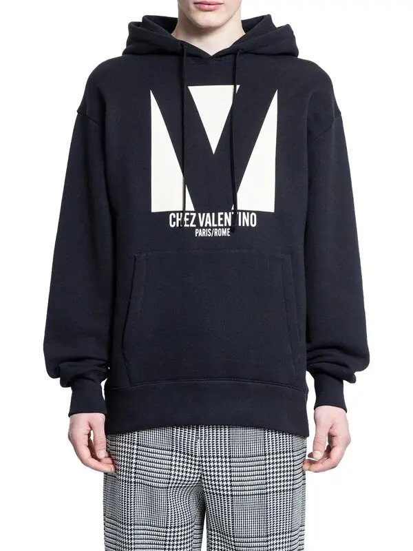 Valentino Garavani Chez Hooded Sweatshirt - Black