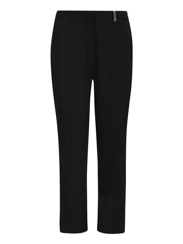Fabiana Filippi Tapered Trousers - Black