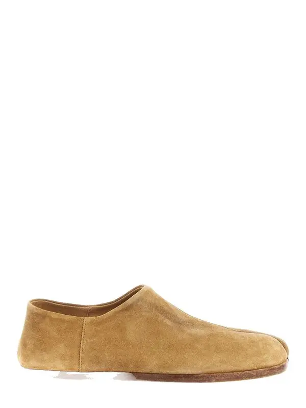MAISON MARGIELA Tabi Suede Babouche - Brown