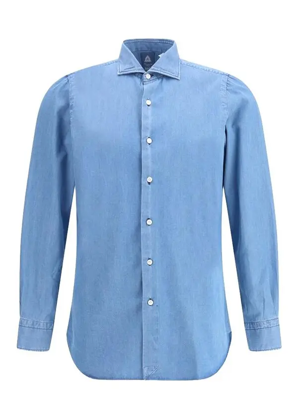 FINAMORE 1925 Shirts - Blue