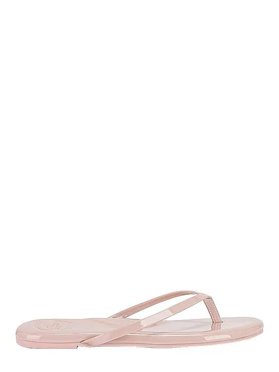 SOLEI SEA Indie Sandal In Beige - Patent Buff