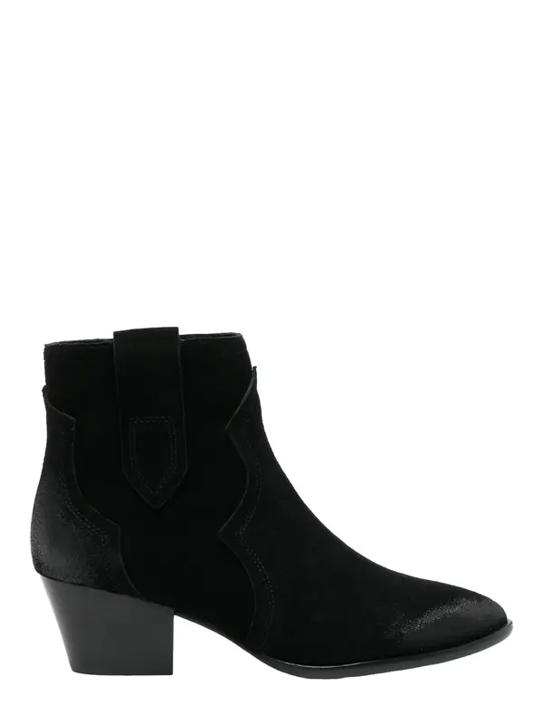 Ash Hurrican 50mm Leather Boots - Black