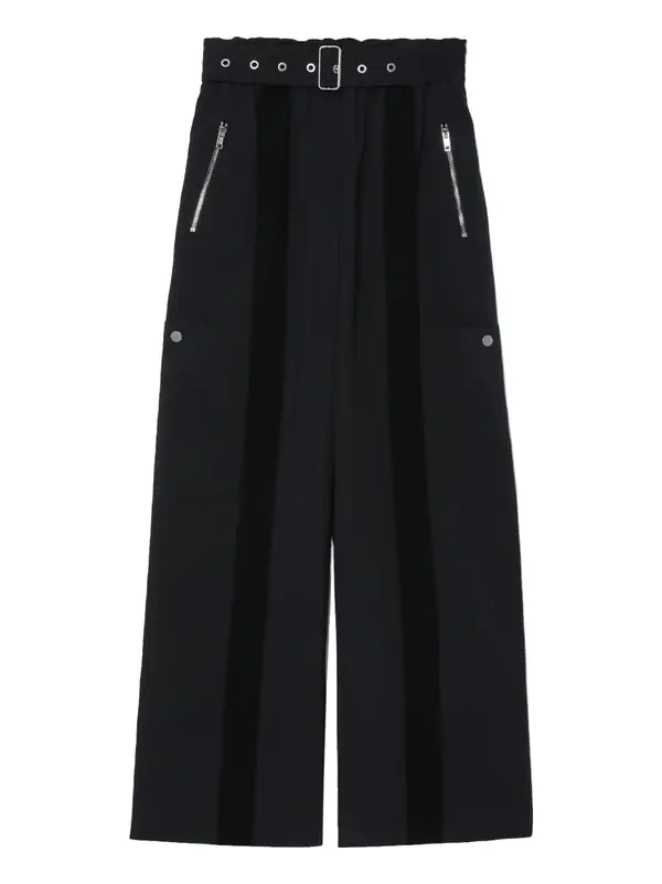 3.1 Phillip Lim High-waisted Wide-leg Trousers - Black