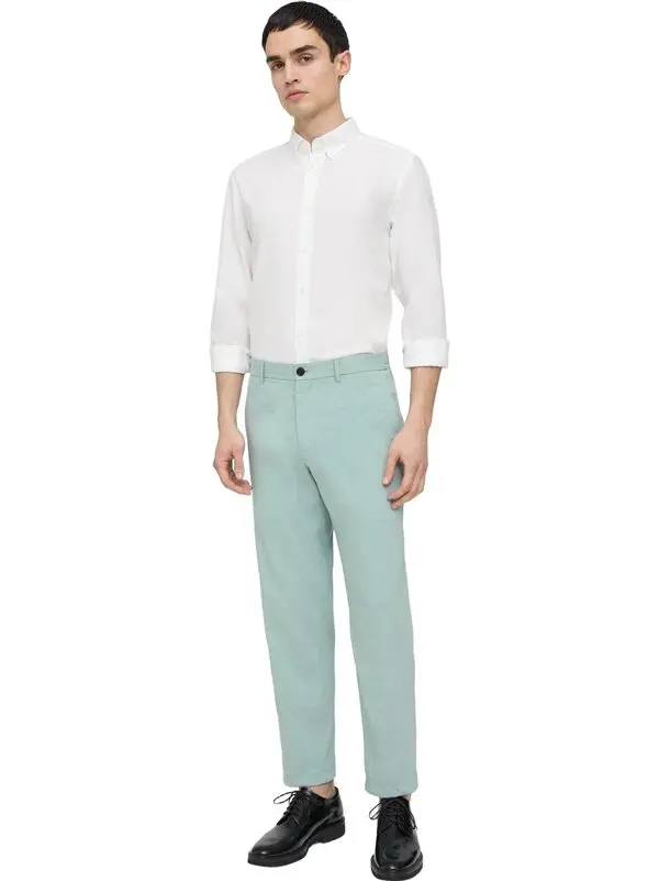 Theory Curtis Drawstring Pant In Good Linen - Blue Surf