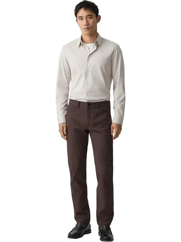 Theory Raffi Neoteric Twill Pant - Espresso Bean