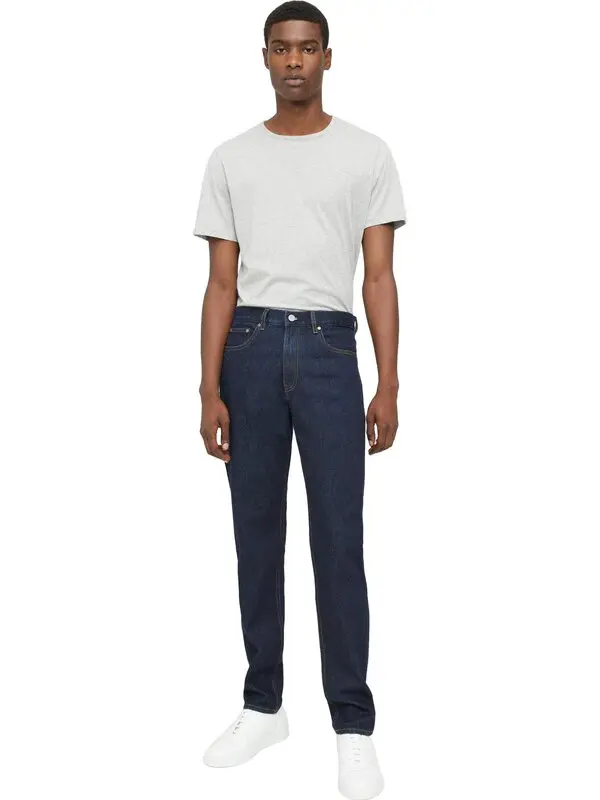 Theory Athletic Fit Stretch Denim Jean - Rinsed Indigo