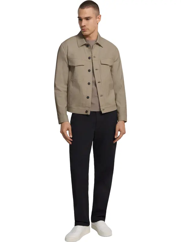 Theory River Trucker Jacket - Bark