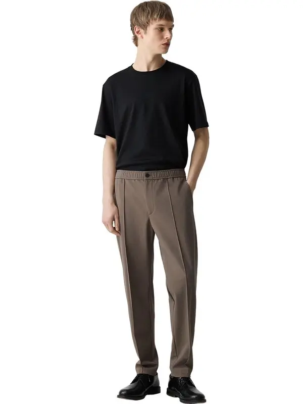 Theory Curtis Drawstring Tapered Pant - Morel