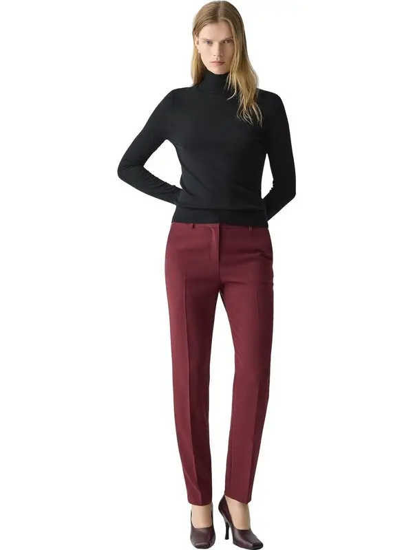 Theory Treeca Full Length Pant - Grenache