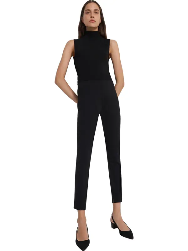 Theory Skinny Legging In Scuba - Black