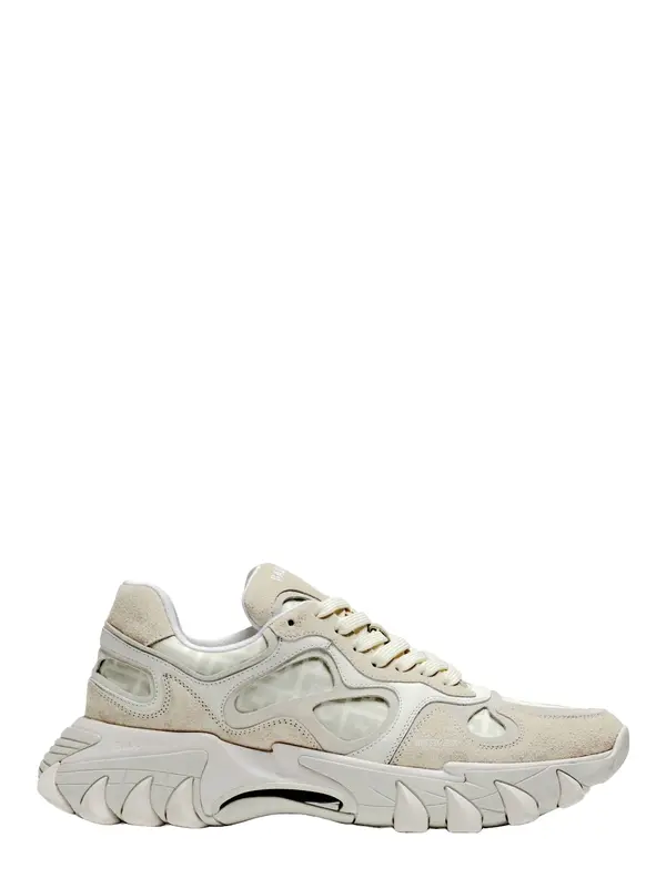 Balmain B-east Monogram Sneakers - Neutrals