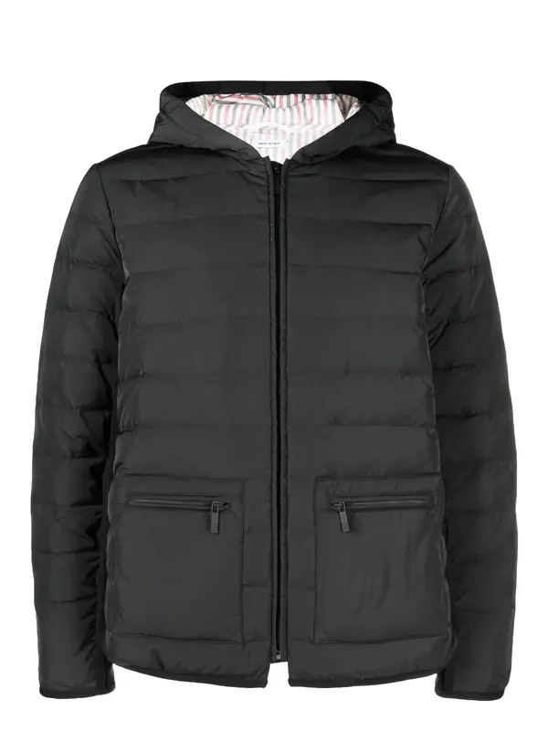 Thom Browne Padded Hooded Jacket - Grey