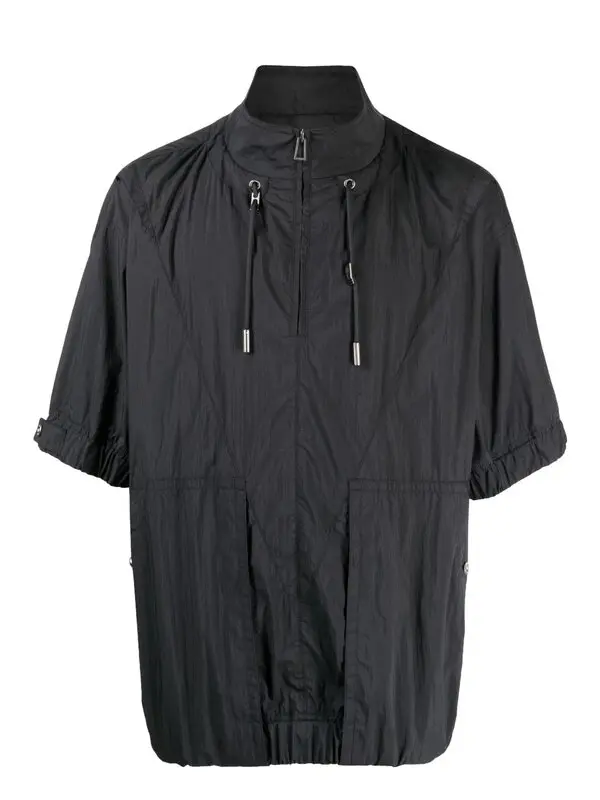 SONGZIO Short-sleeved Lightweight Jacket - Black