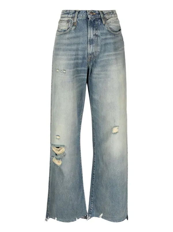 R13 Wayne Wide-leg Jeans - Blue