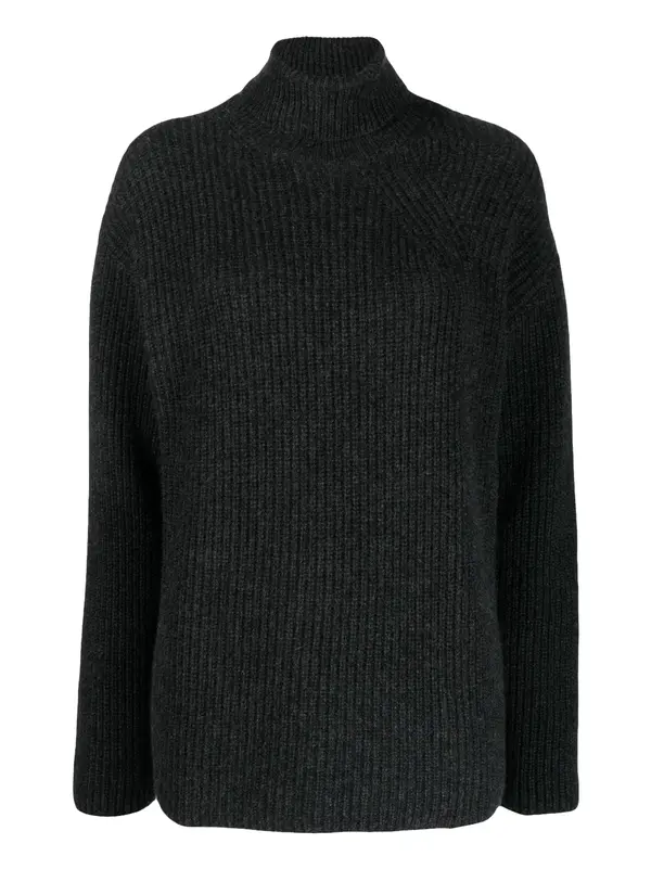 P.a.r.o.s.h Roll-neck Cashmere Jumper - Grey