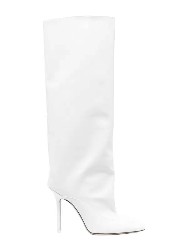 Attico Sienna 110mm Knee-high Boots - White