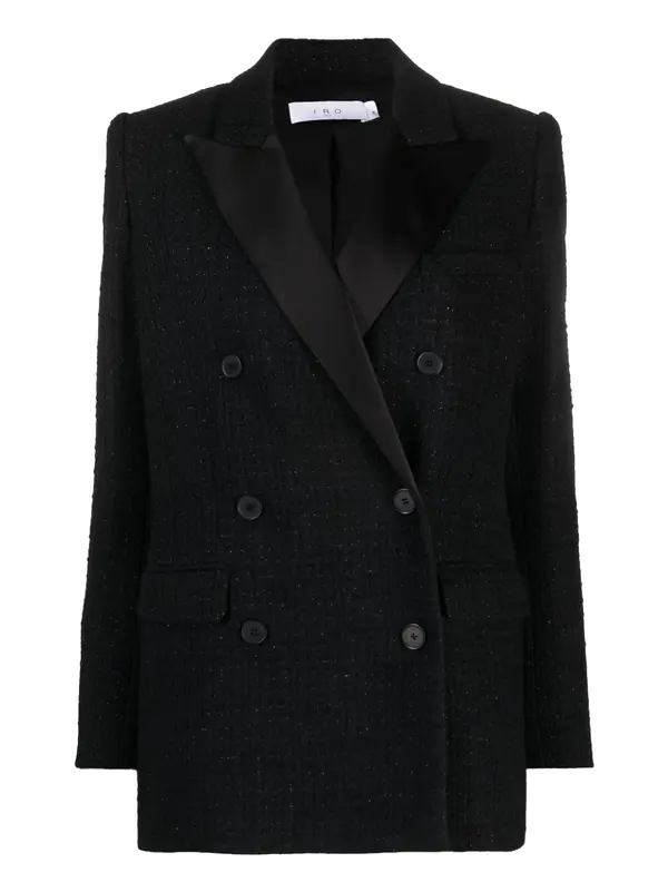 IRO PARIS Adelaide Double-breasted Blazer - Black
