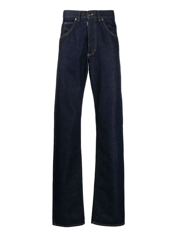MAISON MARGIELA Mid-rise Straight-leg Jeans - Blue