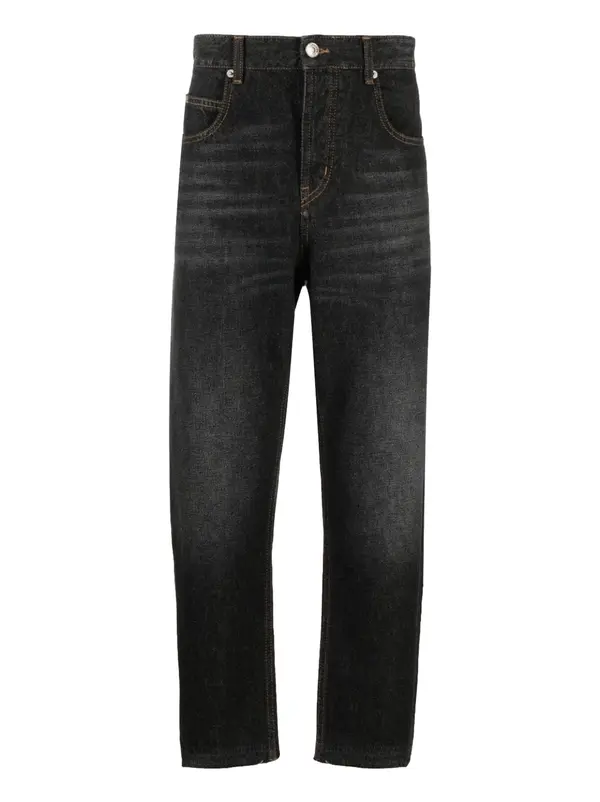 MARANT Jelden Straight-leg Jeans - Grey