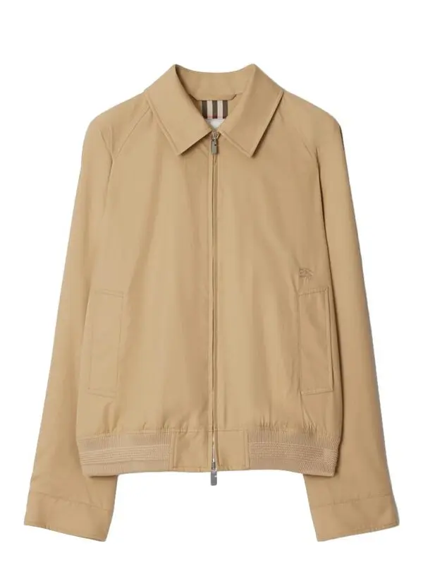 Burberry Gabardine Chester Harrington Jacket - Beige Beige
