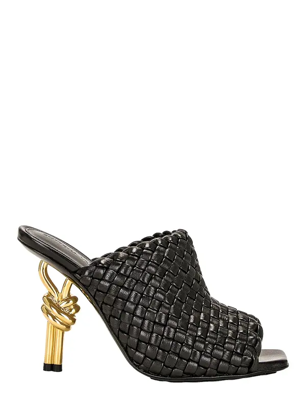 Bottega Veneta Knot Mule Sandal - Black