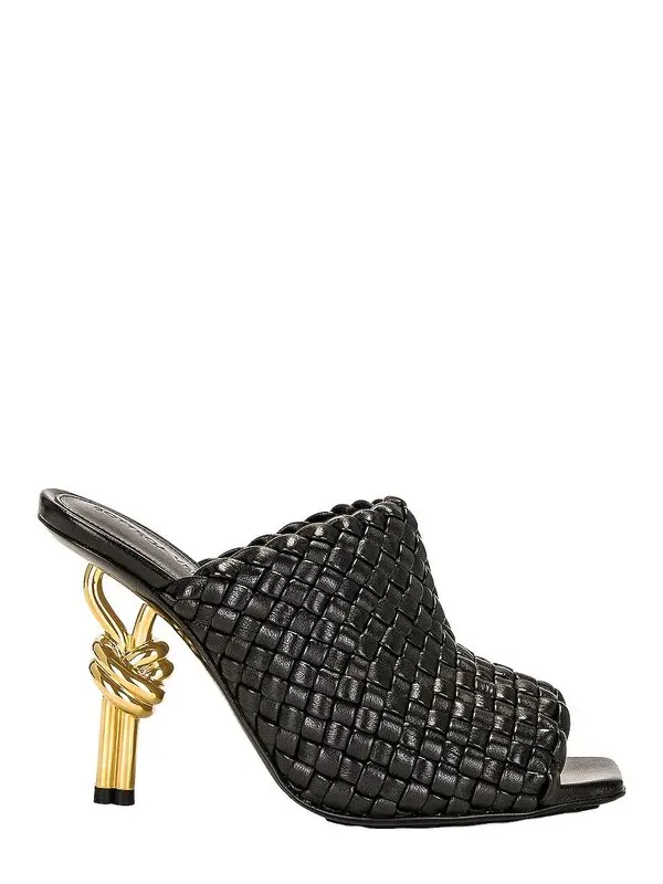 Bottega Veneta Knot Mule Sandal - Black