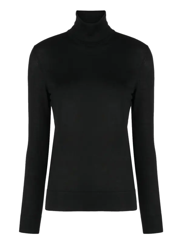 Ralph Lauren Roll-neck Cashmere Jumper - Black