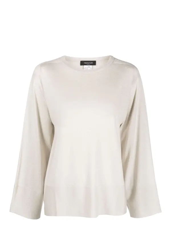 Fabiana Filippi Crew-neck Jumper - Silver