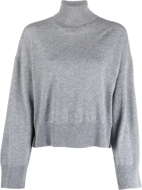 P.a.r.o.s.h Roll-neck Cashmere Sweater - Grey